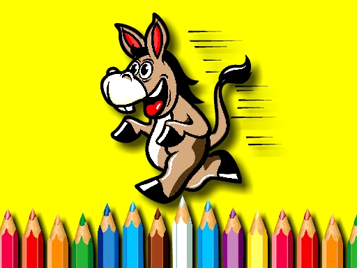 Play BTS Donkey Coloring Book For Free on Girls O Games