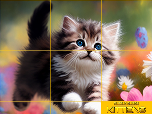 Play Puzzle Sliding Kittens For Free on Girls O Games